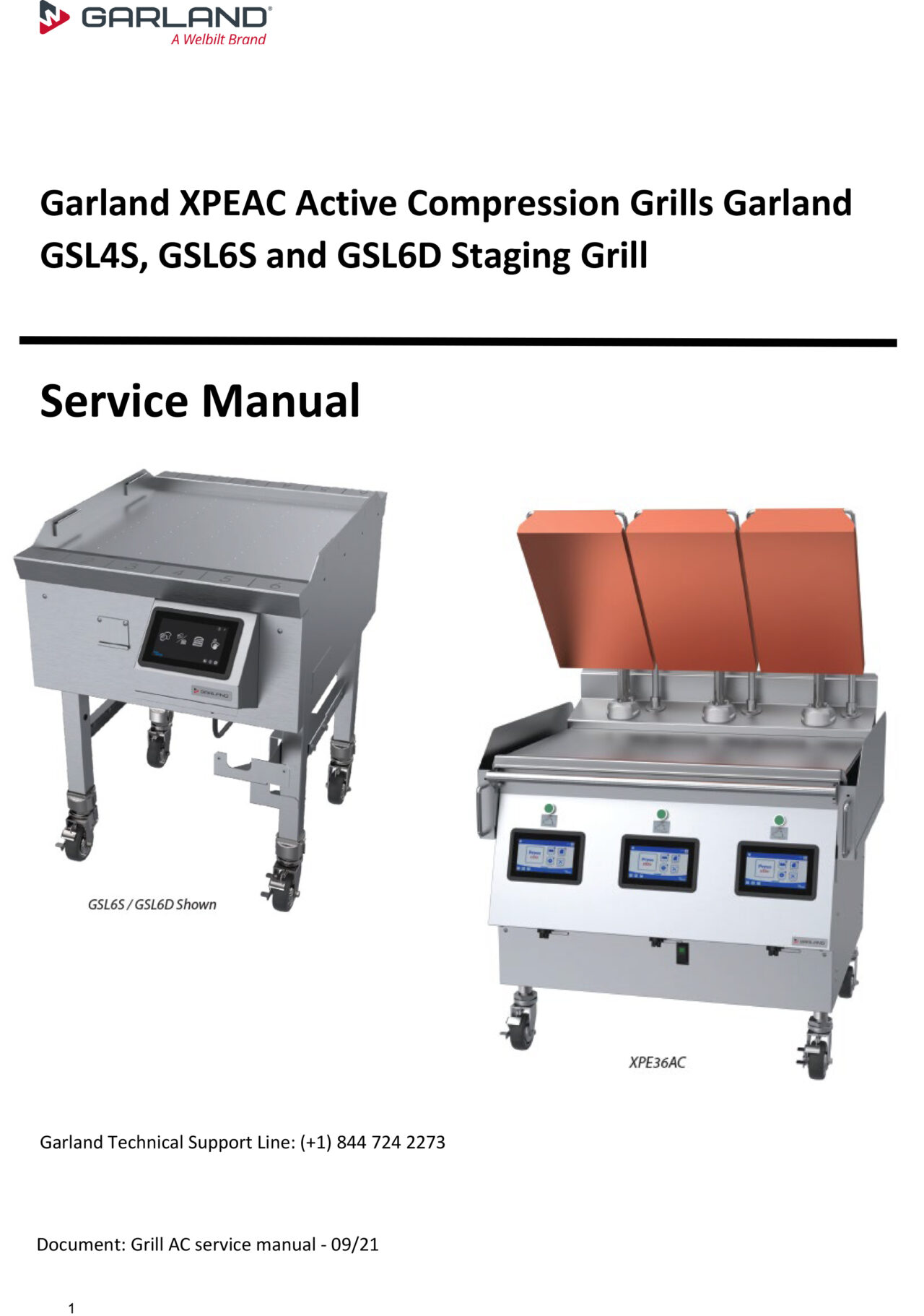 Spec Sheets & Service Manuals | Wendy's DSG2